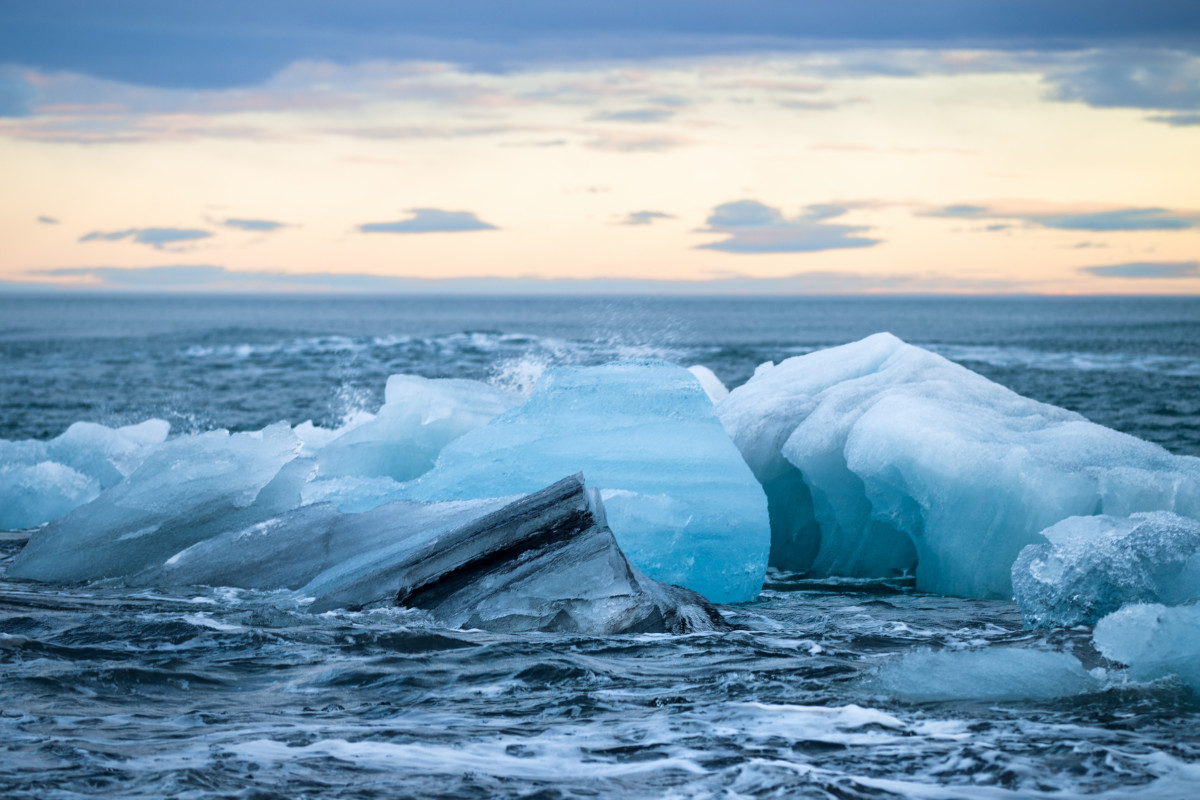 Iceland Ice - Claude Peffer icebergs Breidamerkursandur